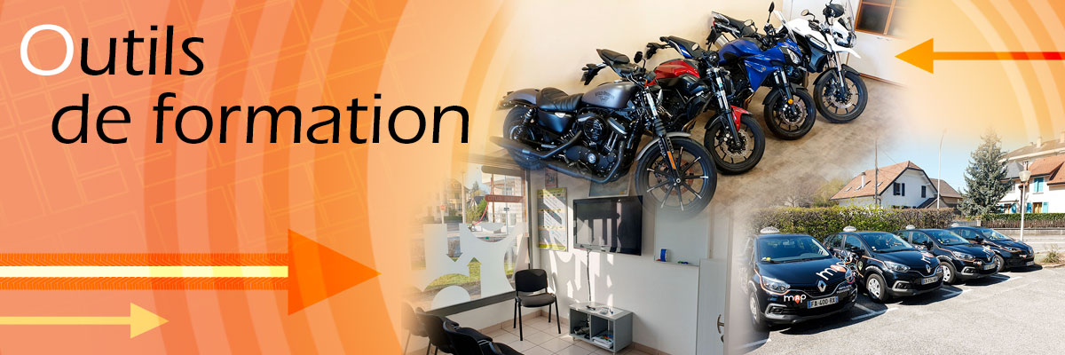 Auto école Annecy outils de formation de MAP